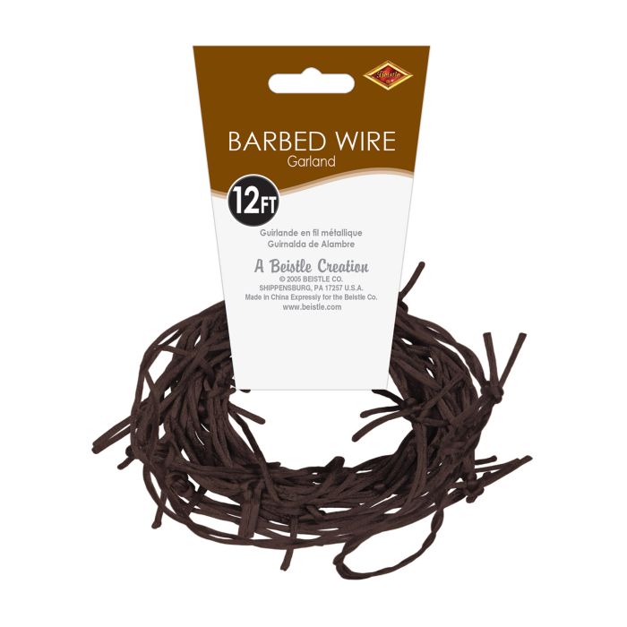 Rusty Barbed Wire Garland – Fun Services Colorado