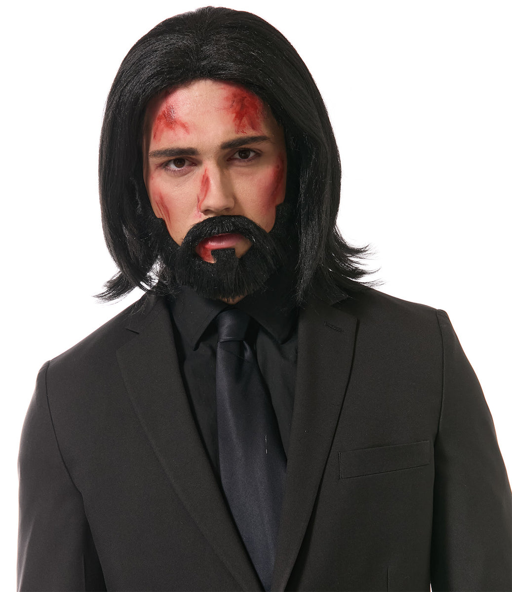 Hitman Wig and Beard – Fun Services Colorado