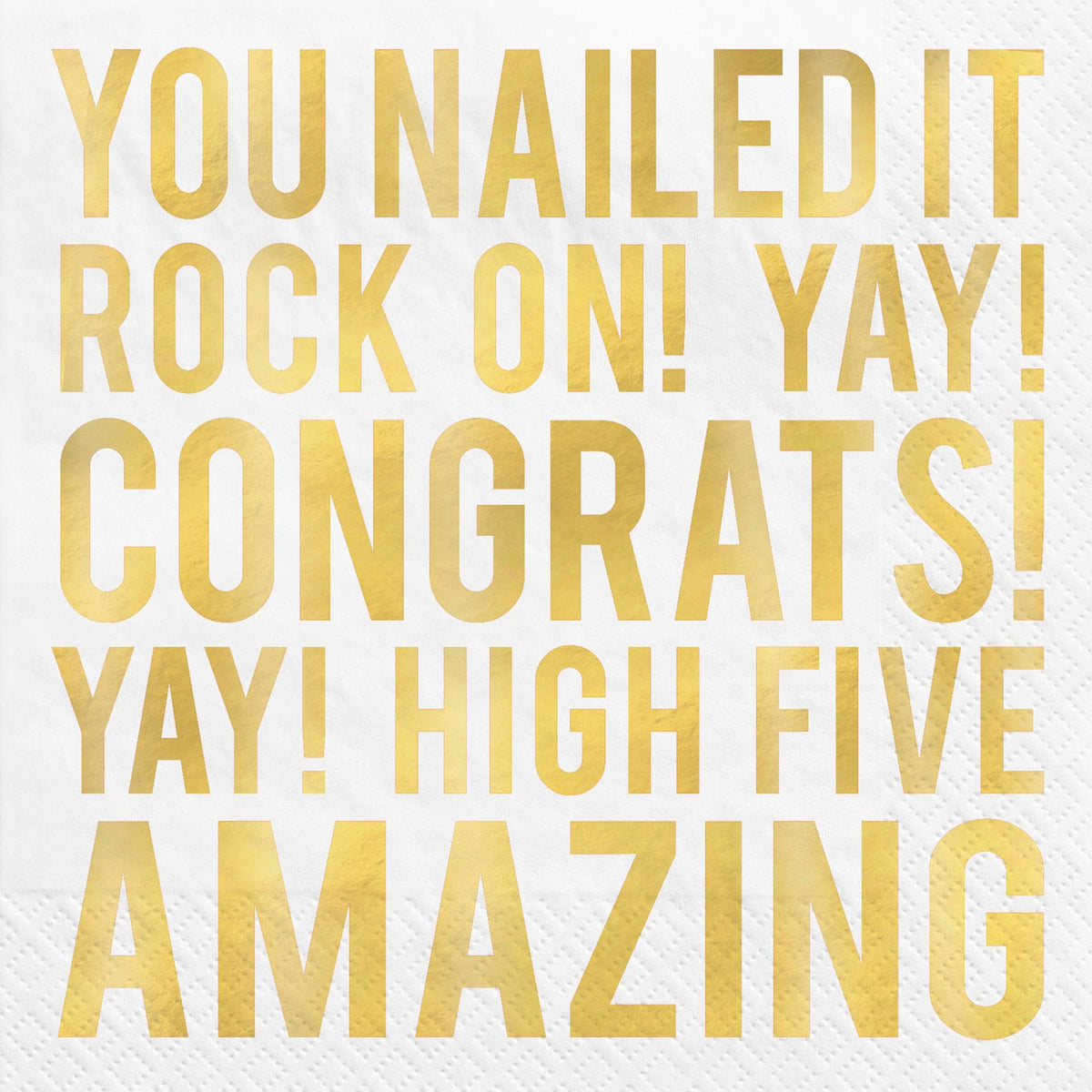 Congratulations Luncheon Napkins 16ct – Fun Services Colorado