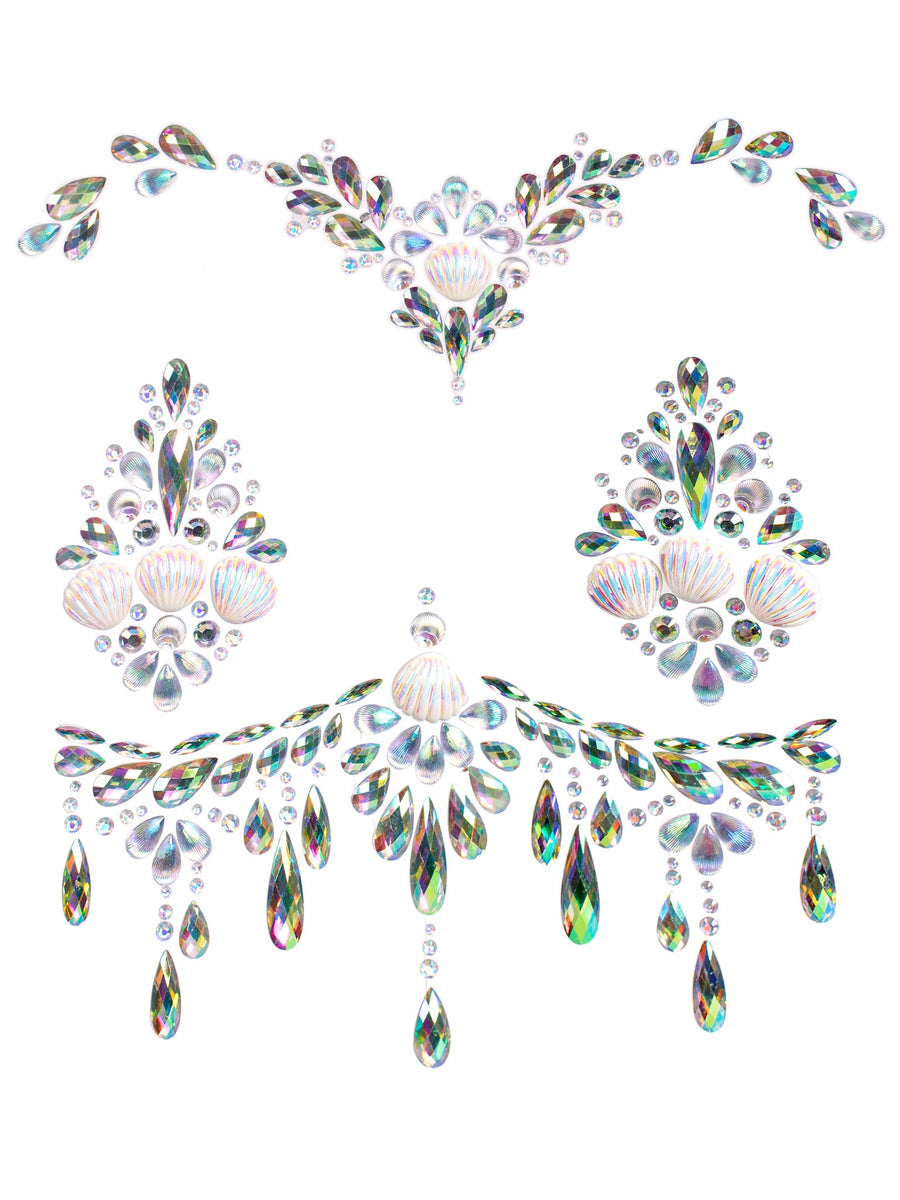 Siren adhesive body jewels sticker – Fun Services Colorado