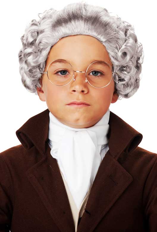 COLONIAL PERUKE WIG / CHILD – Fun Services Colorado