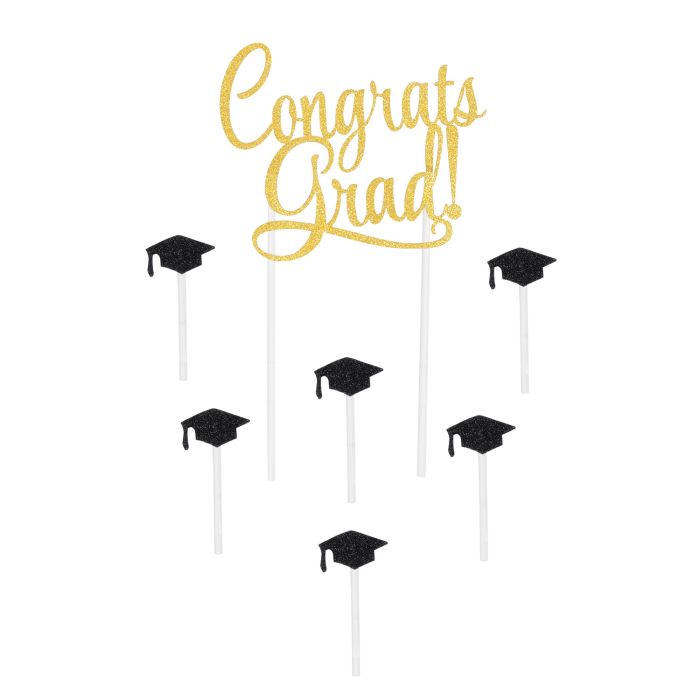 Congrats Grad! Cake Topper – Fun Services Colorado