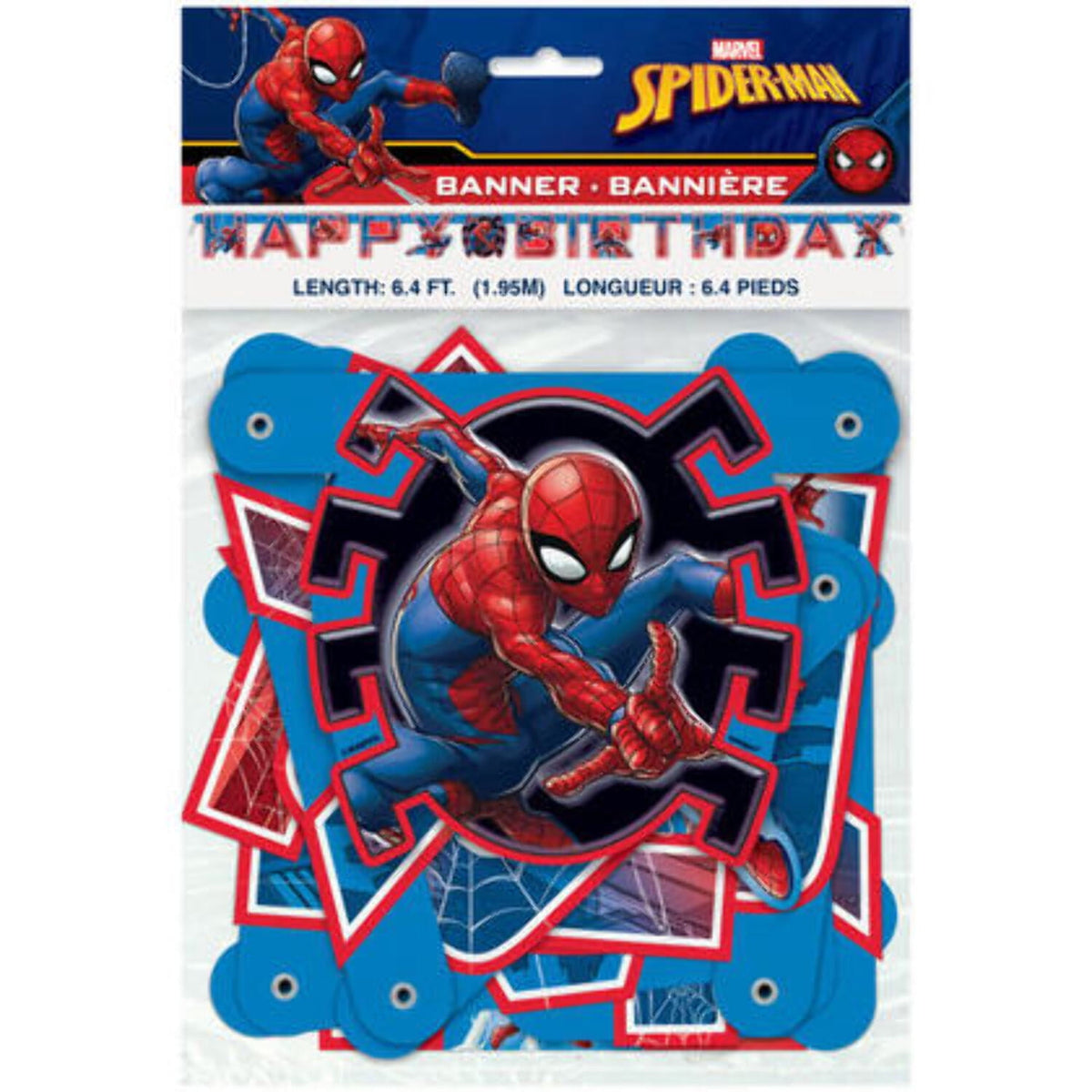 Spider-Man Large Jointed Banner – Fun Services Colorado