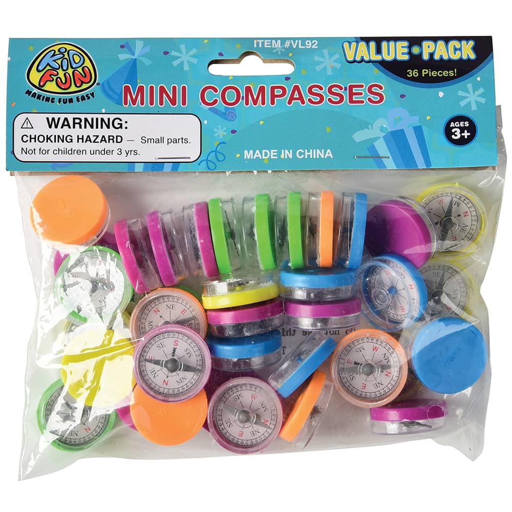 Mini Compasses-36 Pieces – Fun Services Colorado