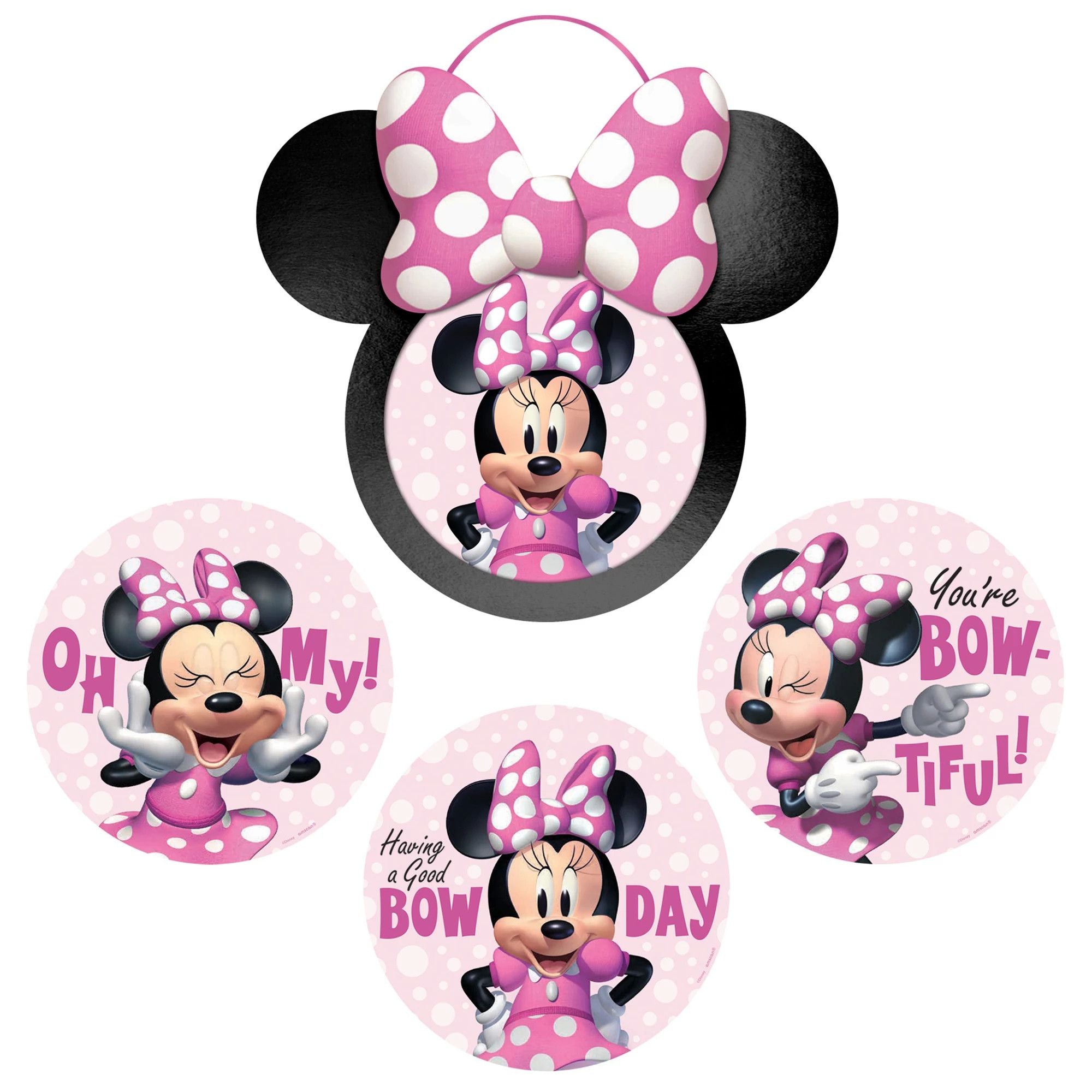 Minnie Mouse Cake Topper Printable